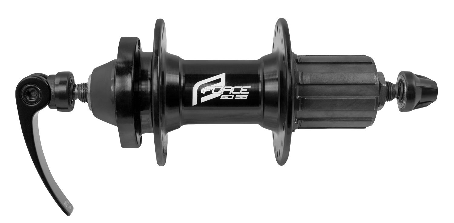 Force 6D-36 zadní náboj 36 děr černý | Koloshop.cz