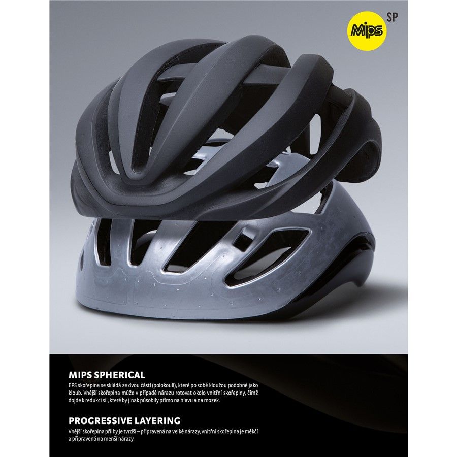 Giro Aether MIPS silniční přilba Mat White/Silver | Koloshop.cz