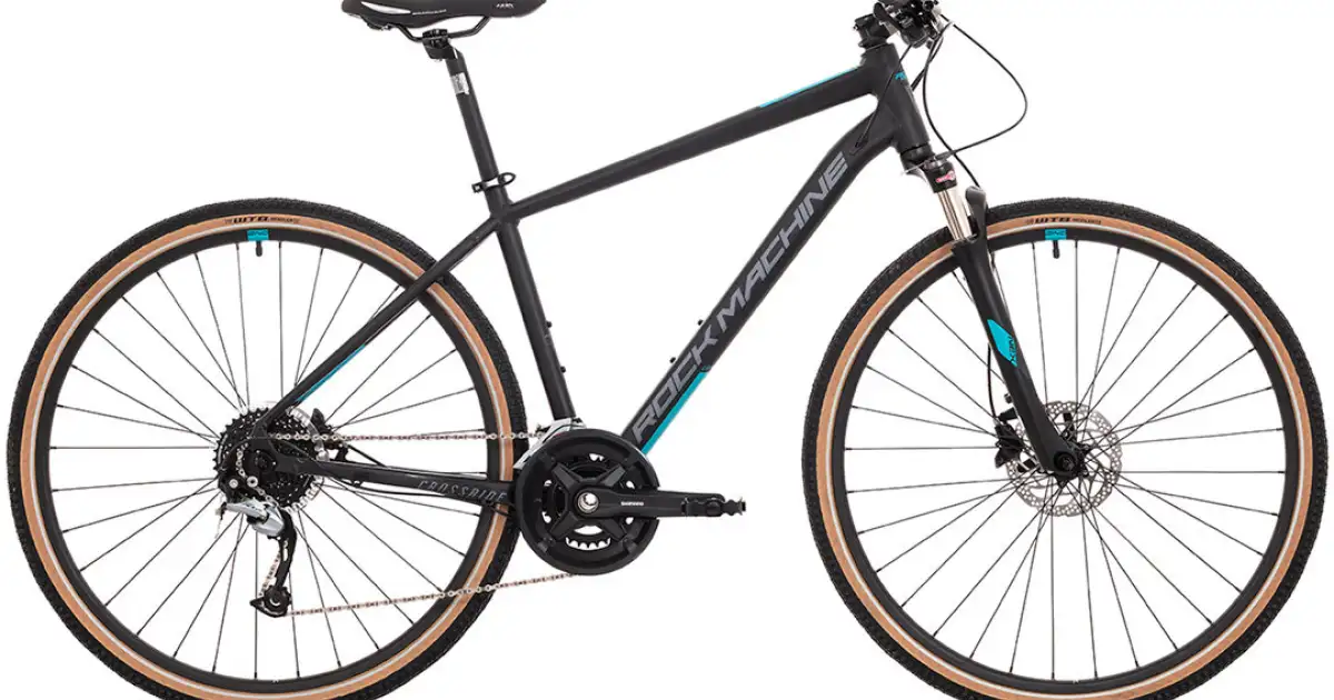 Rock Machine CrossRide 700 mat black/dark grey/petrol blue trekingové ...