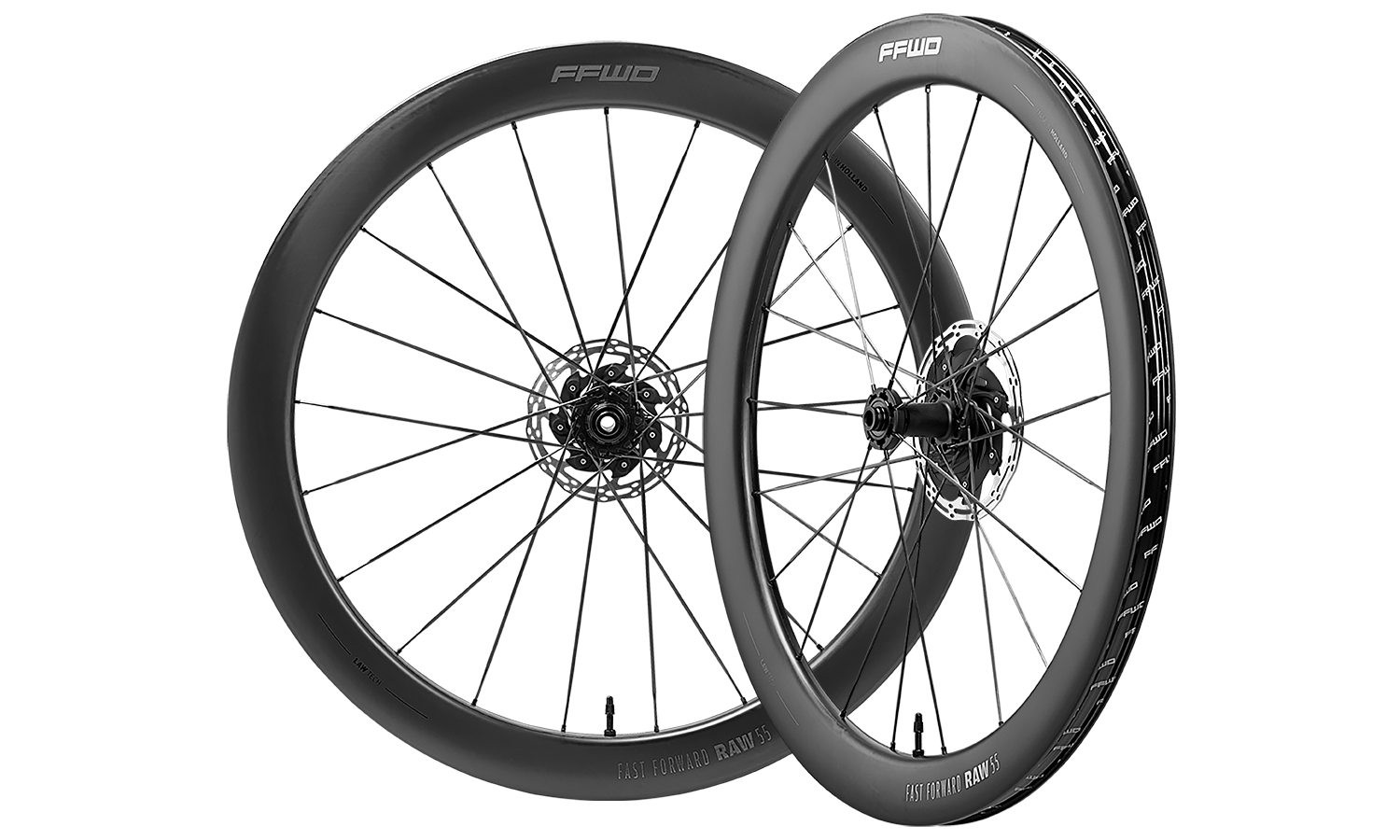 FFWD RAW CS 55 silniční vypletená kola Matt Black | Koloshop.cz