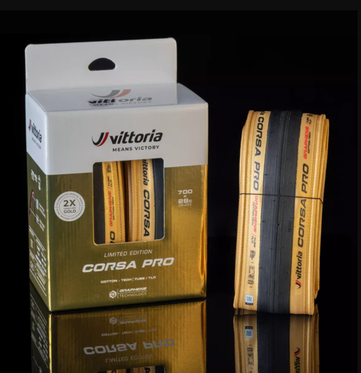 Vittoria Double Pack Corsa Pro Gold TLR 28-622 silniční plášť kevlar ...