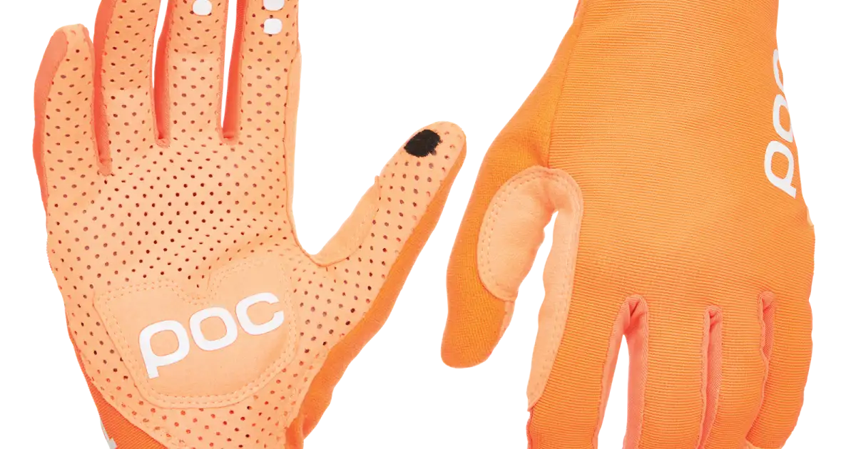 POC Avip Long cyklistické rukavice Zink Orange | Koloshop.cz