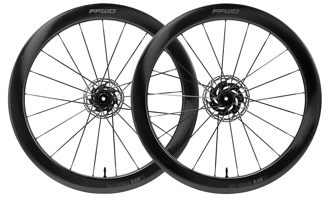 FFWD RAW CS 55 silniční vypletená kola Gloss Black | Koloshop.cz