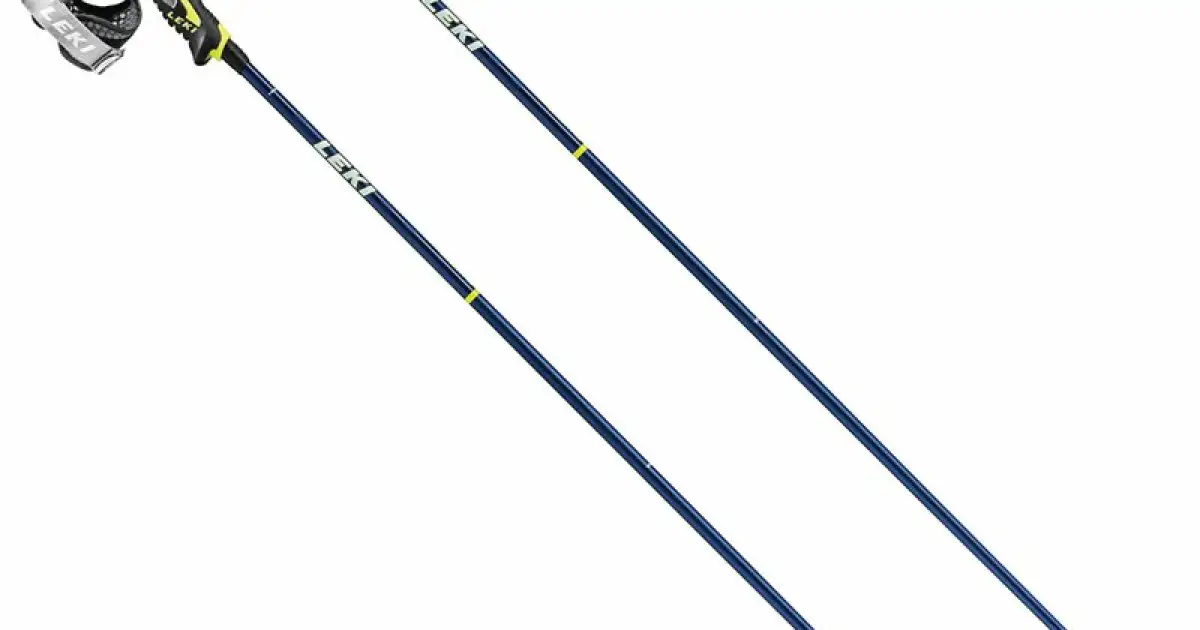 Leki Carbon 14 3D sjezdové hole blue metallic/neon yellow/white ...