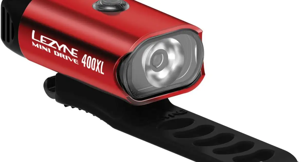 Lezyne Mini Drive 400 přední světlo red/hi gloss | Koloshop.cz